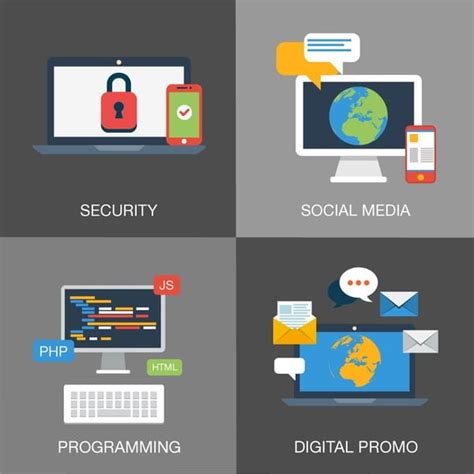 Web Development Elements Isolated With Various Application Eps Ai Vector Uidownload