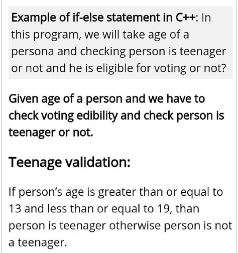 Write A Program To Input Age Of A Person And Print Message “eligible To