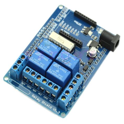 module relay arduino shield 4 relay