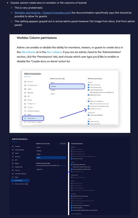 Unable To Give Guests Permision To Create Docs In File Column Special Workflows And Use Cases