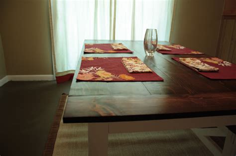 Farmhouse Dining Table Rustic Bench Ana White