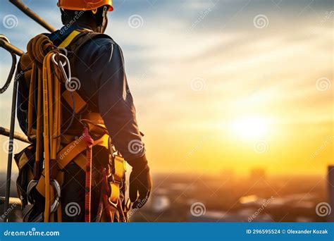 Working At Height Equipment Fall Arrestor Device For Worker With Hooks