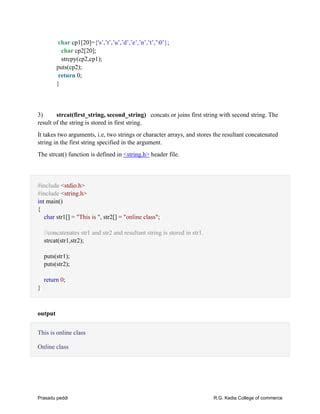 String Notes PDF