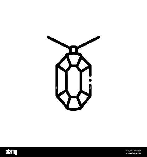 Luxury And Uniqueness Linear Icon Vector Isolated Outline Drawing Editable Stroke Stock