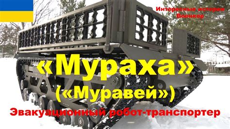 «Мураха» («Муравей»). Эвакуационный робот-транспортер - YouTube