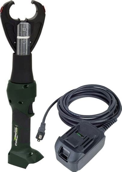 Greenlee Ek628lx120 Six Ton Inline Crimper With Removable Jaw 120v
