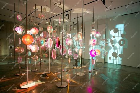 Kinetic Art Installation Ar Generative Ai Premium Ai Generated Image