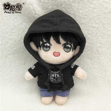 20cm Bts Toys Stuffed Clothes Can Be Taken Off Jin J Hope Suga V Jimin