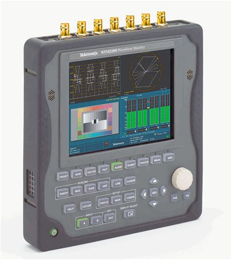 Tektronix Wfm2200a Multiformat Multistandard 3g Hd Sdi Portable Waveform Monitor