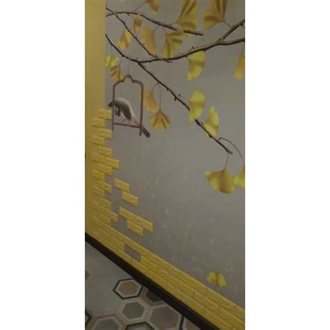 Тапет тухлички самозалепващ 3d тапет с формата на тухли подходящ за декорация на стени кухни