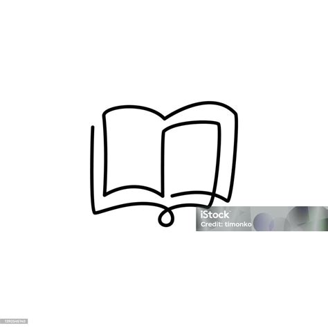 연속 한 줄 그림 비행 페이지와 함께 열린 책 성경 벡터 일러스트 레이 션 교육 용품을 학교 테마로 되돌려 놓으십시오 그리기에 대한 스톡 벡터 아트 및 기타 이미지 Istock