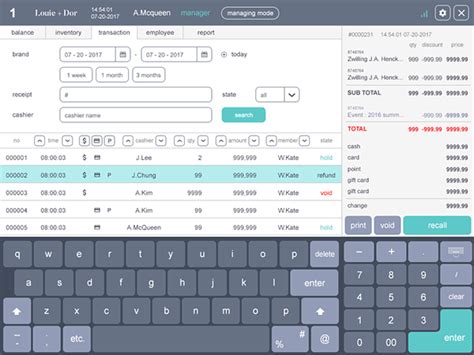 Pos Ui Design Behance