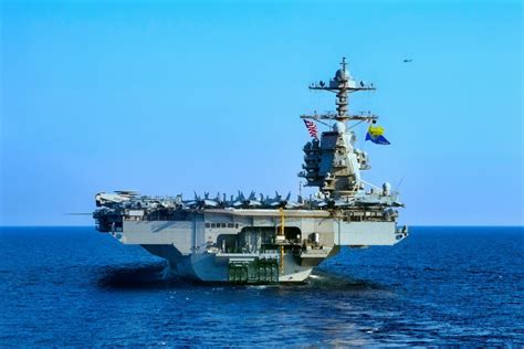 What Is The Flank Or Top Speed Of The Us Navy Ford Class Aircraft