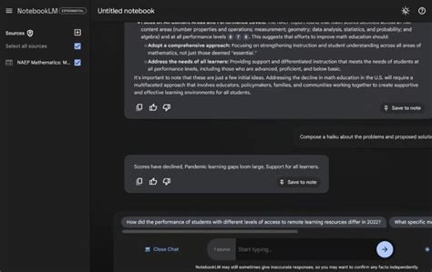 راهنمای استفاده از نوت بوک ال ام Notebooklm گوگل