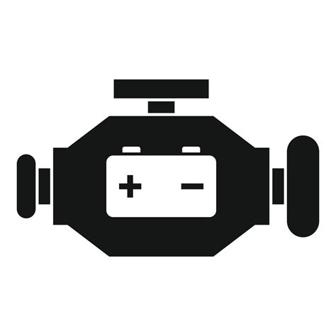 Hybrid Car Energy Motor Icon Simple Style 14541960 Vector Art At Vecteezy