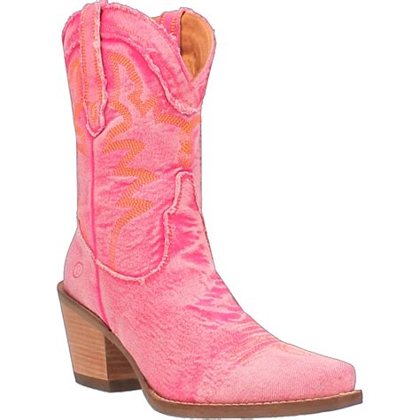 Di950 Womens Yall Need Dolly Denim Western Boot By Dingo Rushing Boots