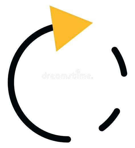 Icono De Rotación Del Editor De Fotos Ilustración Del Vector