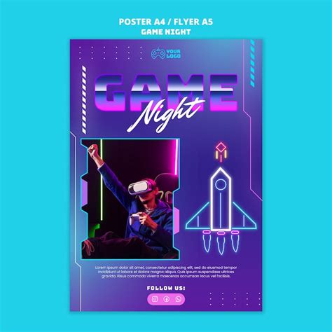 게임 포스터 이미지 Freepik에서 무료 다운로드