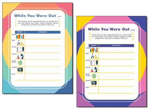 Class Assignments Template