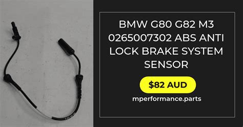 Bmw G80 G82 M3 0265007302 Abs Anti Lock Brake System Sensor