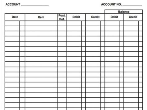 Accounting Ledgers Templates 12 Excel General Ledger Templates Excel