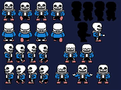 Pixilart Sans Sprite Sheet By F R A N K