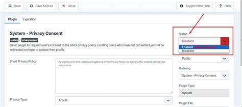 How To Add An I Agree To Privacy Policy Checkbox On The Joomla Register