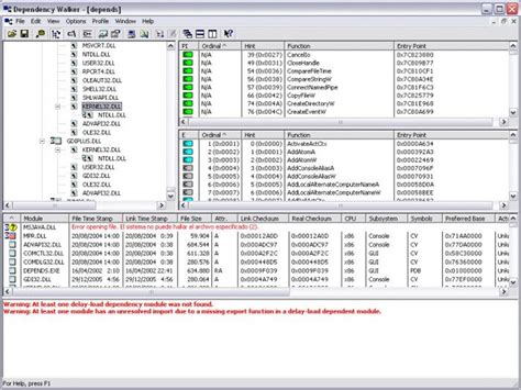 dependency walker download