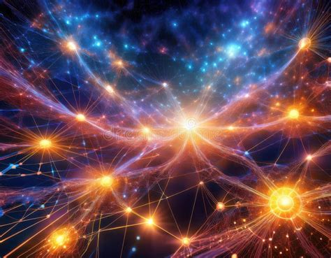 A Mesmerizing Fractal Pattern Resembling An Ai Neural Network With Nodes And Connections