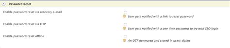 Admin Initiated Password Reset WSO Identity Server Documentation