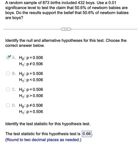 Solved Identify The Test Statistic For This Hypothesis Chegg