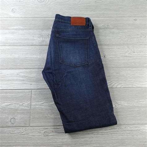 Mott And Bow Crosby Dark Wash Denim Jeans Mens Size 30x32 Slim Fit Ebay