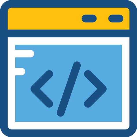 Browser Coding Vector Svg Icon Svg Repo