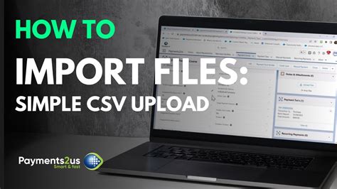 how to import files simple csv upload youtube