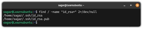 How To Find Ssh Keys In Ubuntu