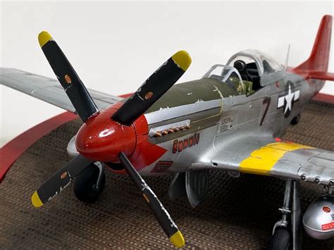 1 32 P 51d Mustang Tuskegee Airmen Red Tails