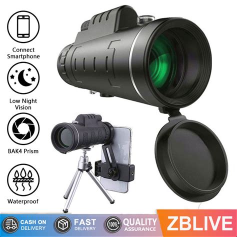 Mini Handheld Hd Night Vision Monocular With Compass Waterproof Long