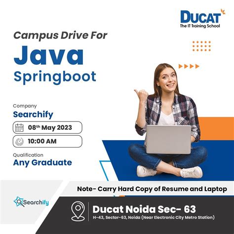Ducat India On Linkedin Java Springboot Technology Interview Campusdrive Ducat