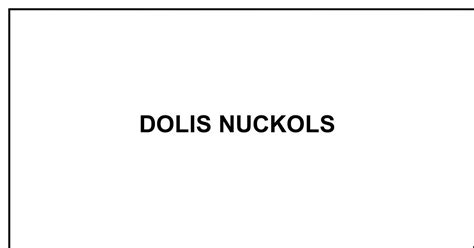 Obituary Dolis Nuckols