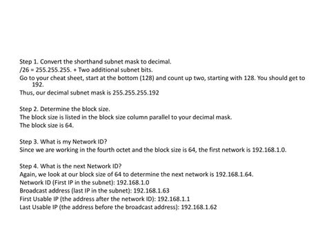 Subnetting Problems Ppt Download