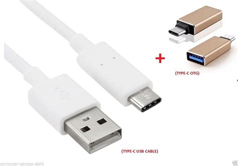 Buy COMBO TYPE C USB Mobile USB Cable And Type C OTG Adapter CODEOU 5968 Online 369 From
