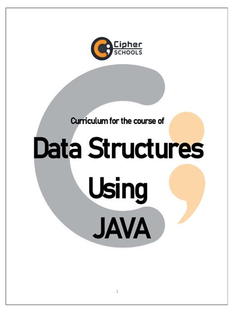data structures and algorithm pdf