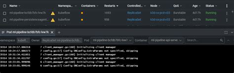 [bug] ml pipeline pod crashloopbackoff config dbconfig extraparams not