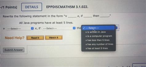 Solved Rewrite The Following Statement In The Form ∀ X If