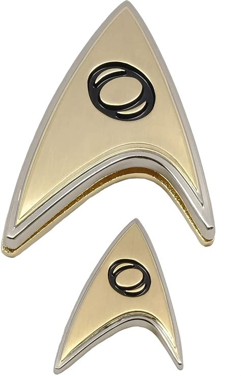 Star Trek Discovery Enterprise Science Badge And Pin Set