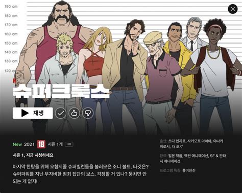 익스트림무비 마크 밀러 원작 넷플릭스 애니 슈퍼크룩스 나왔네요
