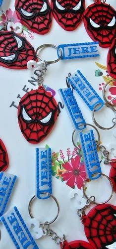 Llaveros Souvenirs Spiderman X 30 Personalizados Mercadolibre