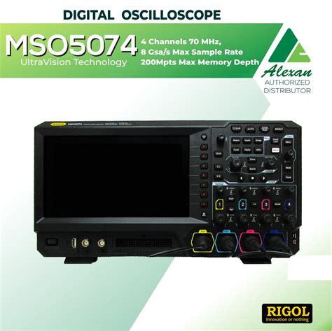 Rigol MSO Digital Mixed Oscilloscope Channels MHz Gsa S Max Sample Rate Mpts Max