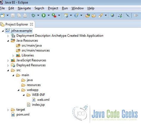 Jsf Navigation Example Java Code Geeks
