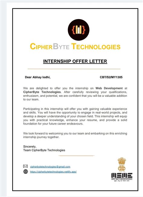 Abhay Lodhi On Linkedin Cipherbyte Webdevelopment Internship